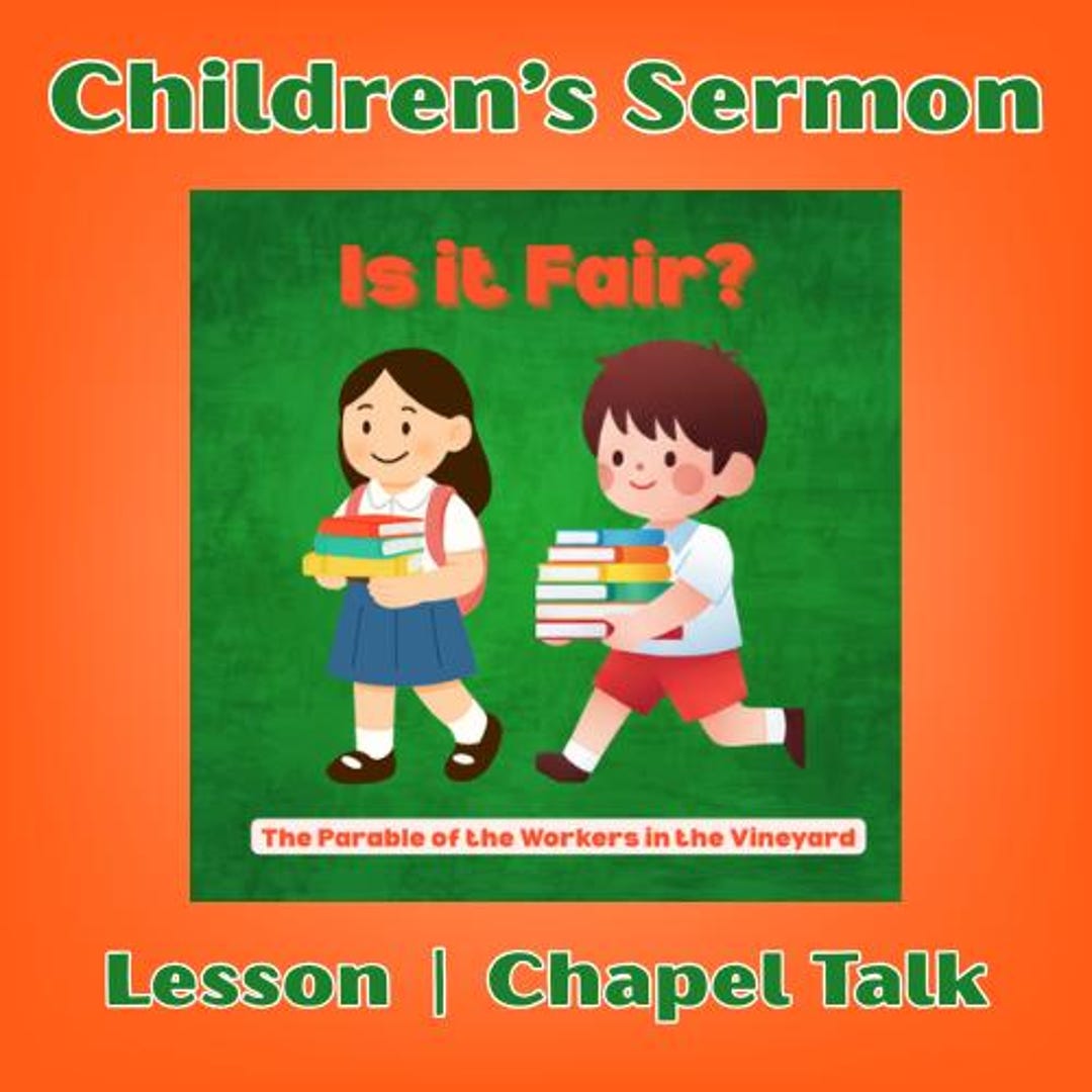 The Parable of the Workers in the Vineyard Children's Lesson / Sermon ...