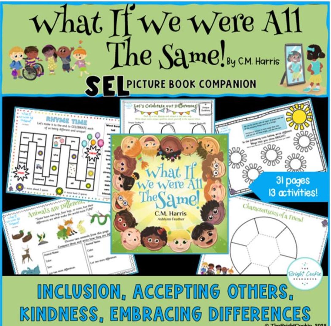 SEL Picture Book Companion | Inclusion, Kindness Activities (PDF) - Etsy