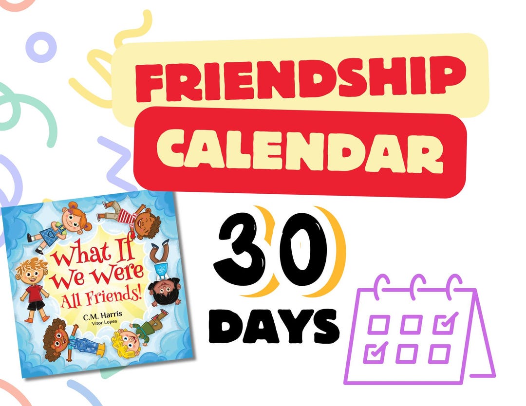 Friendship Calendar | 30 Day SEL Classroom Activity (printable PDF) - Etsy