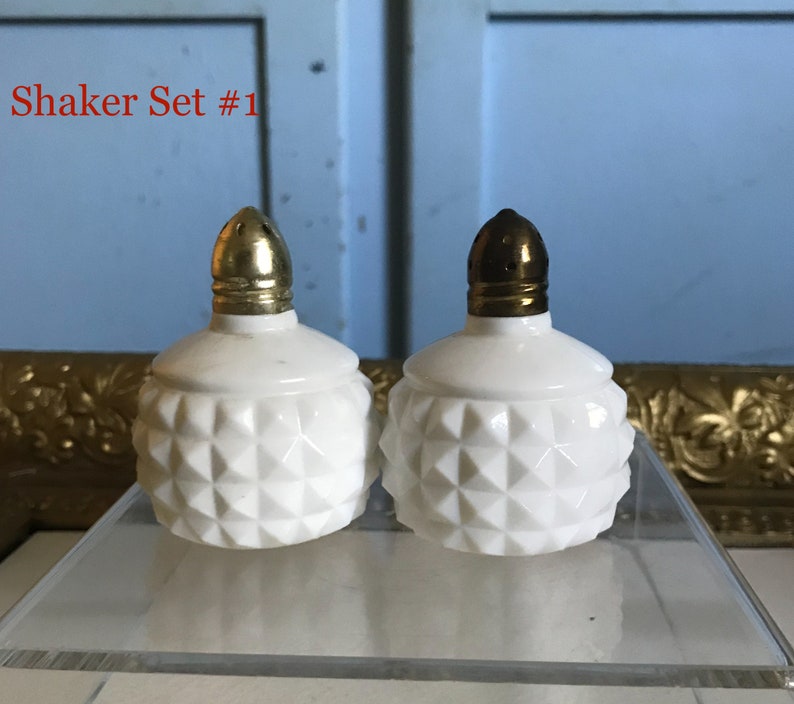 Vintage Made in Japan Milk Glass Diamond Point Individual Salt - Etsy