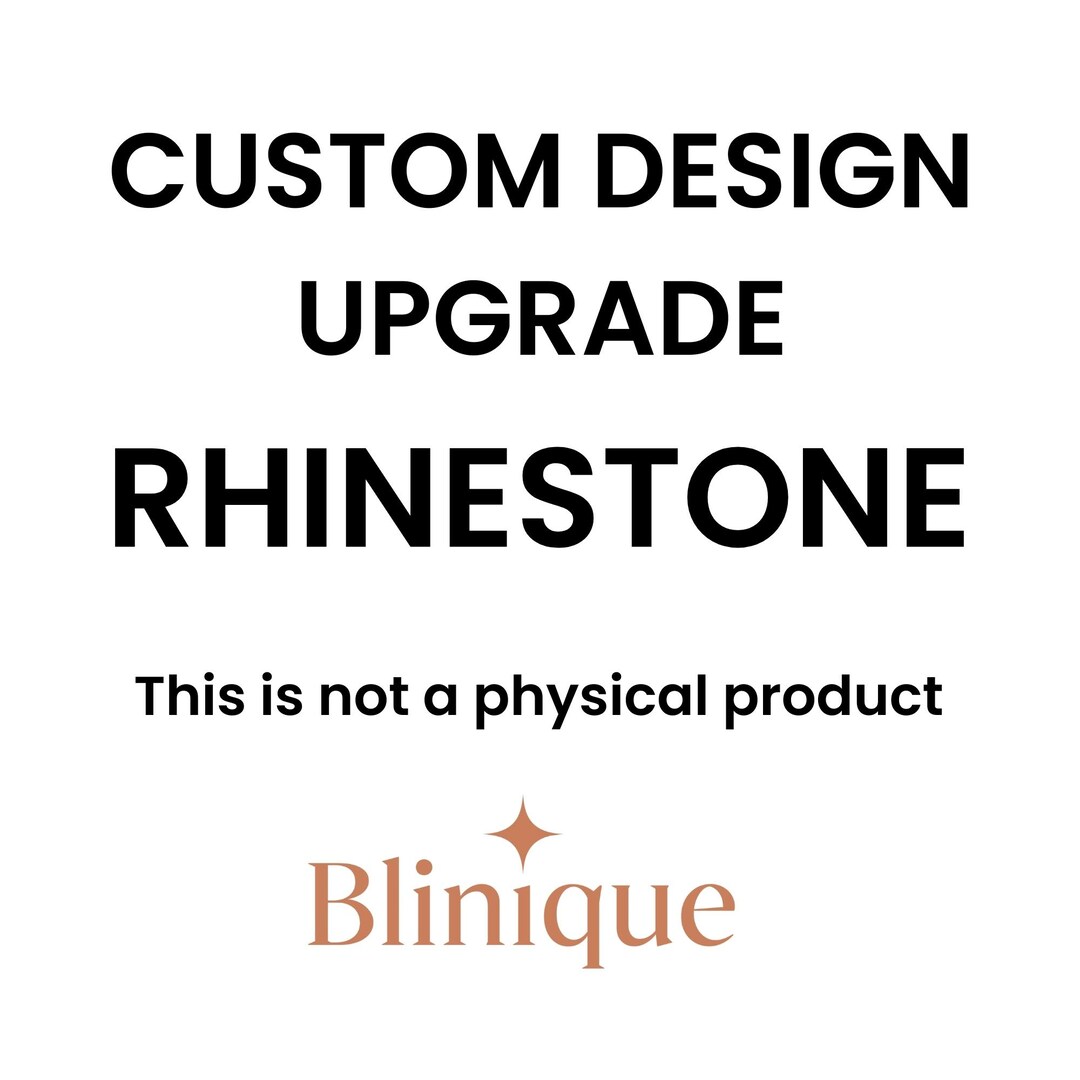 Rhinestone Custom Order Requests, Personalization & Design Changes - Etsy