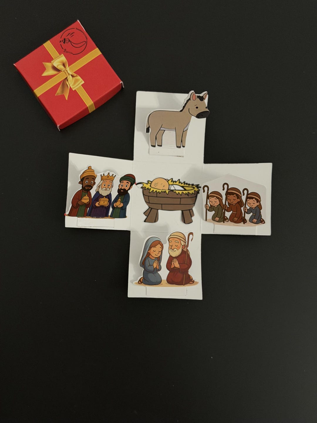 Christmas Nativity Pop-up Box – DIY Craft Kit for Kids | Easy Assembly ...