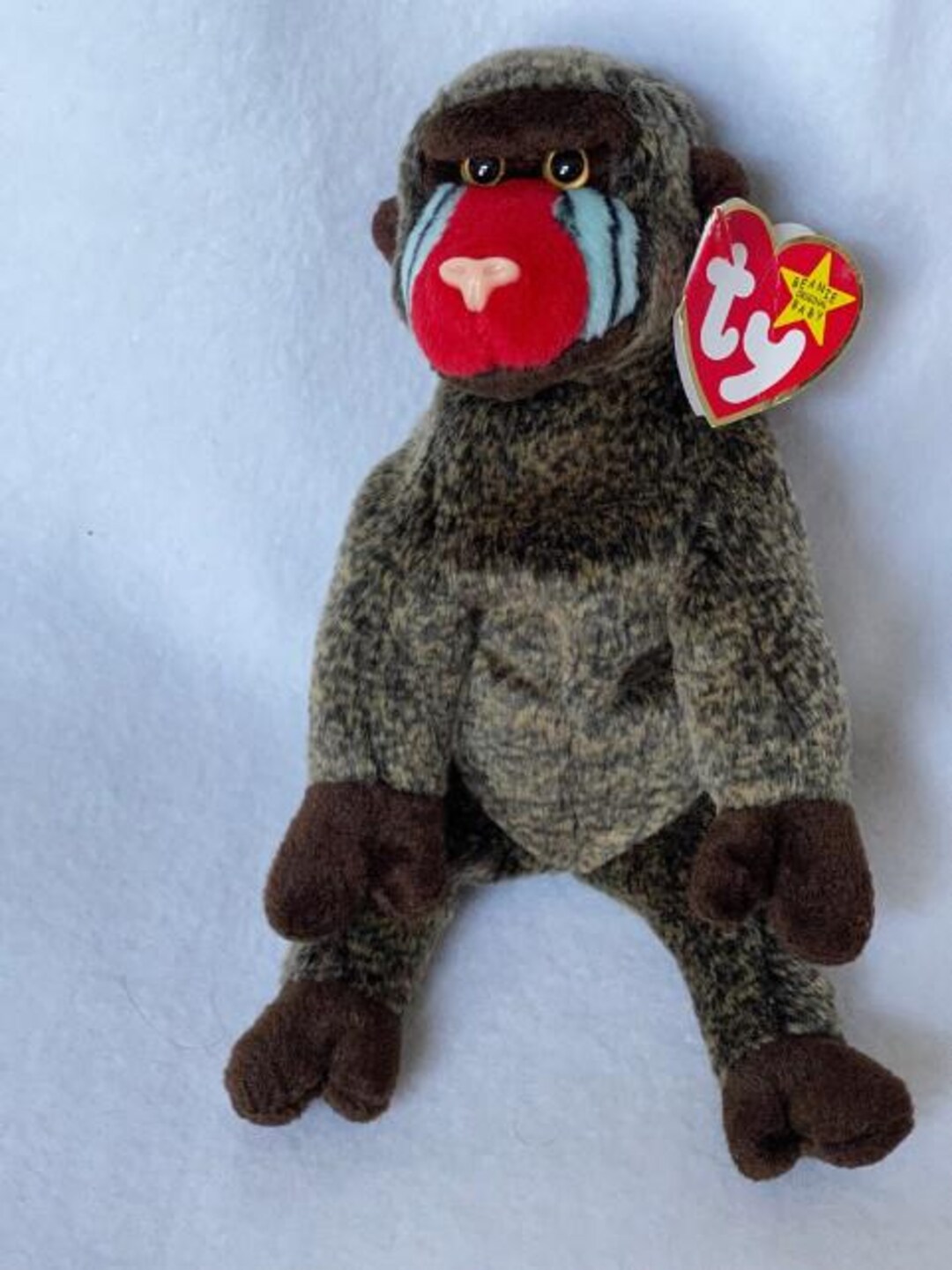 TY Cheeks the Baboon Beanie Baby - Etsy