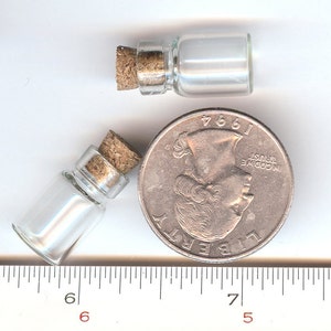 24 the SMALLEST Glass Bottles Made. With Corks. Empty. Ready - Etsy