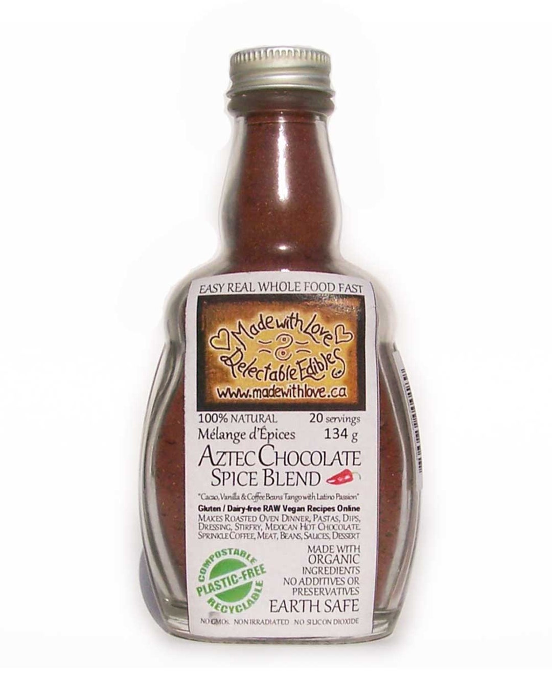 Decadent Aztec Chocolate 4.5oz Eco Artisan Spice Blend - for the ...