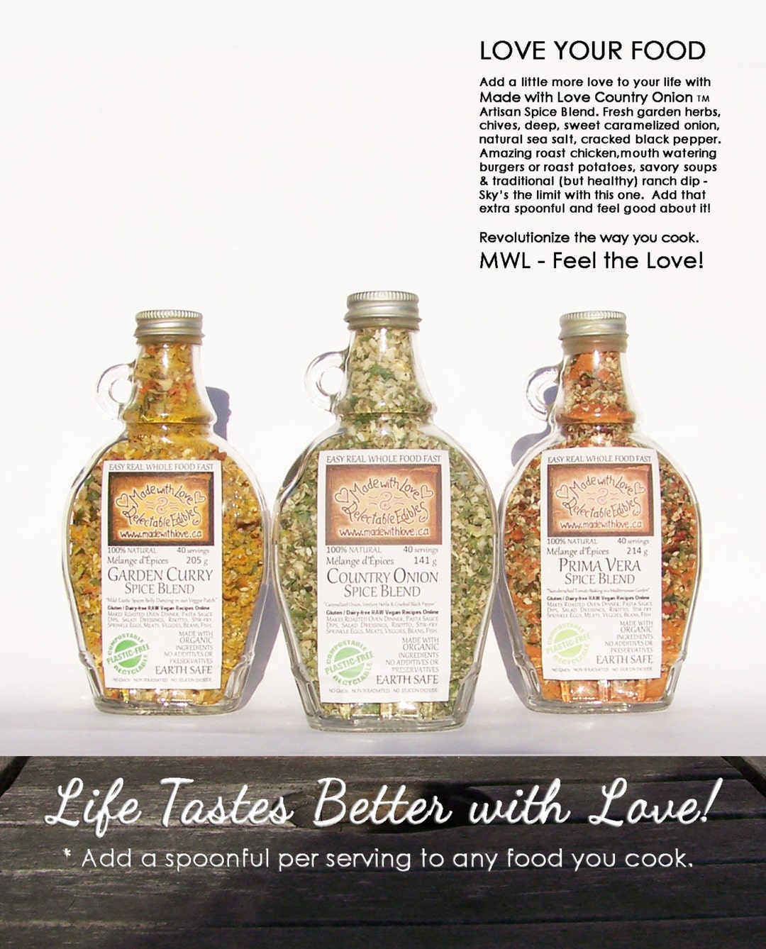Natural Spice Blends - Herb and Spice Mix Organic Herb Spice & Veggie ...
