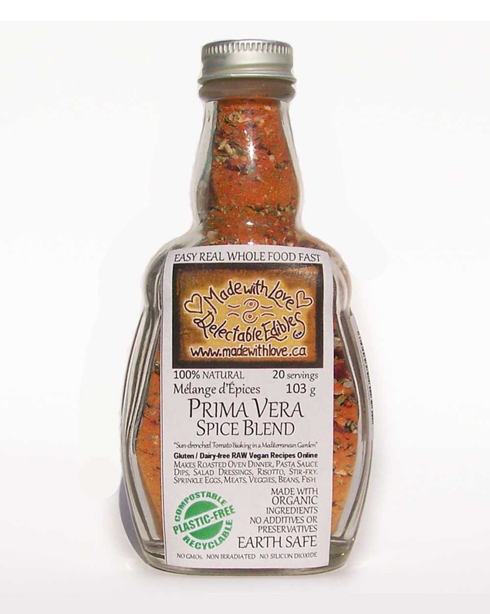 Prima Vera Sundried Tomato Artisan Spice Blend Gluten Free | Etsy