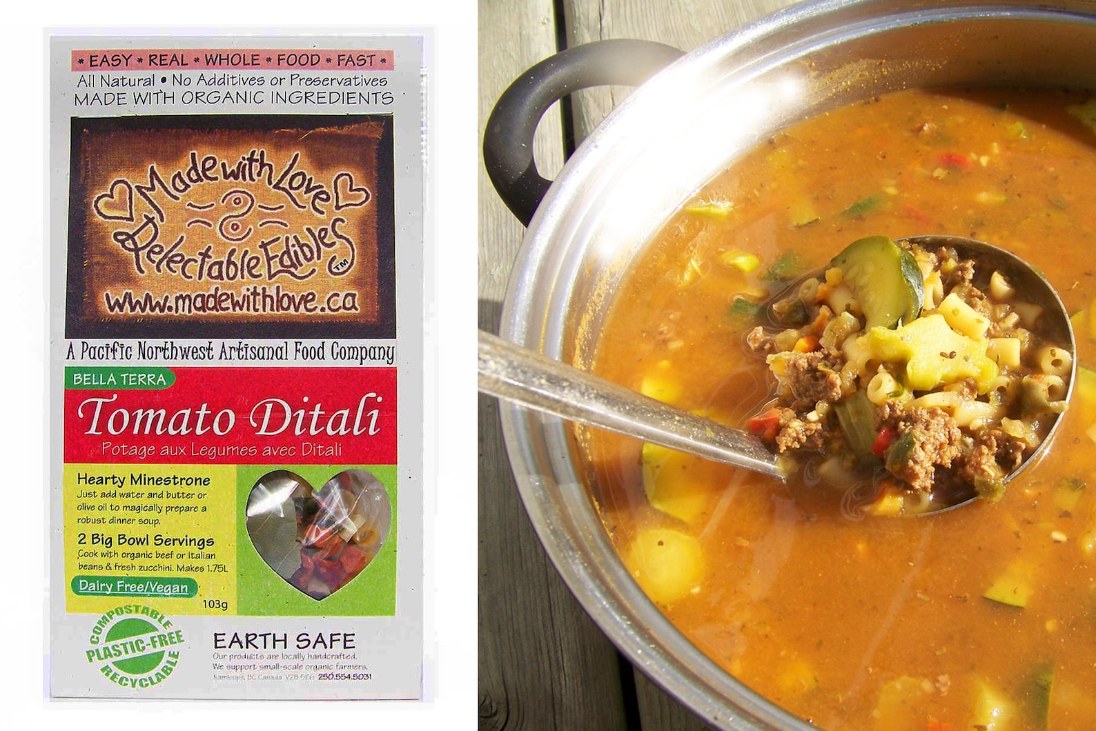Foodie Gift Six Magic Meal Mixes - Got Love? Eco Artisan Food Gift Box ...