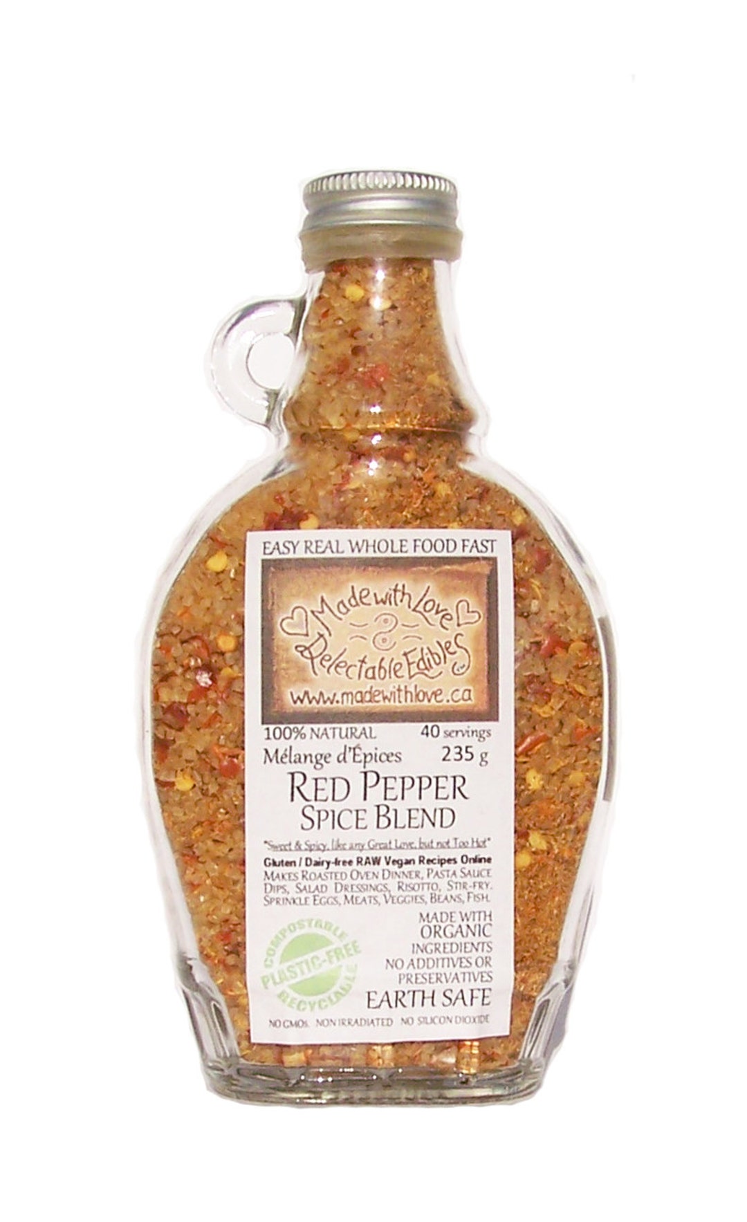 Red Pepper 9oz Eco Gourmet Artisan SpiceBlend Chef Seasoning Organic ...
