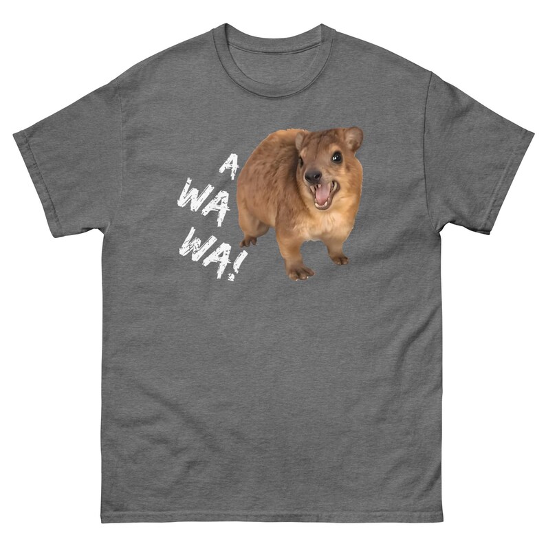Screaming Hyrax Shirt | Funny Awawa Meme Tee - Etsy