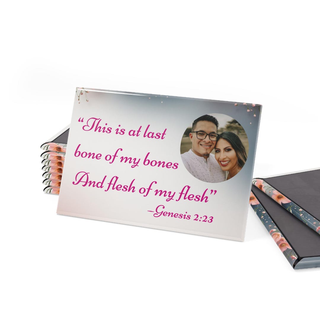 Bone of My Bones Scripture Magnet Personalized Christian Wedding or ...