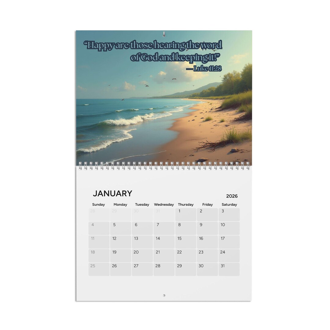 2026 Bible Verse Wall Calendar (southern Hemisphere) | Inspirational ...