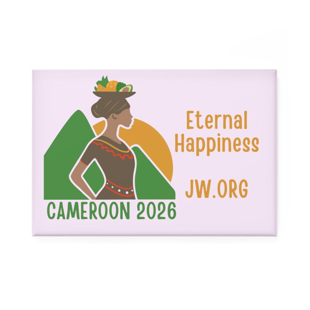JW 2026 International Convention Magnet for Douala Cameroon - Gift for ...