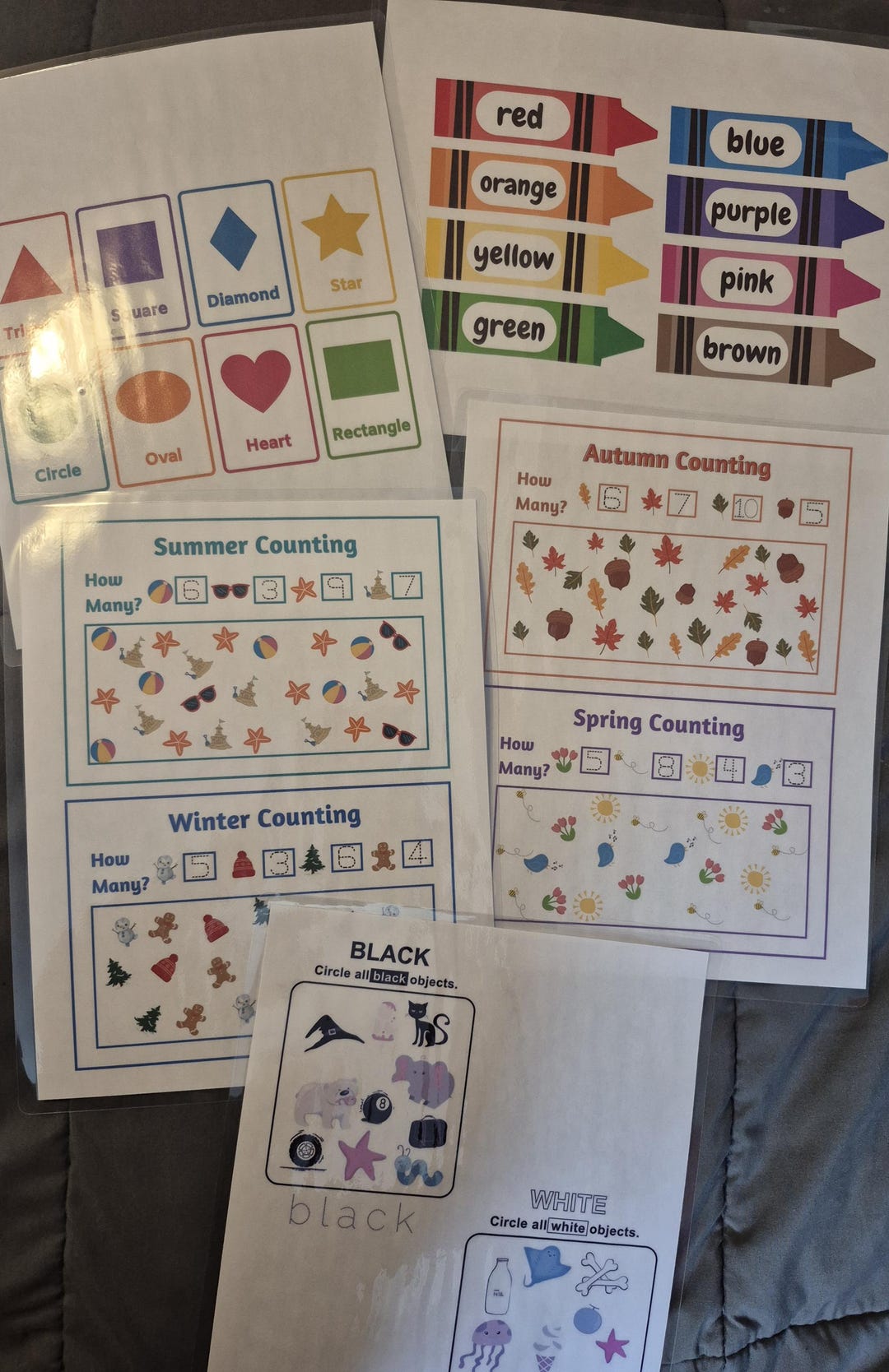 DIGITAL Early Learning Bundle | Numbers 1–100, Abcs, Colors, Shapes ...