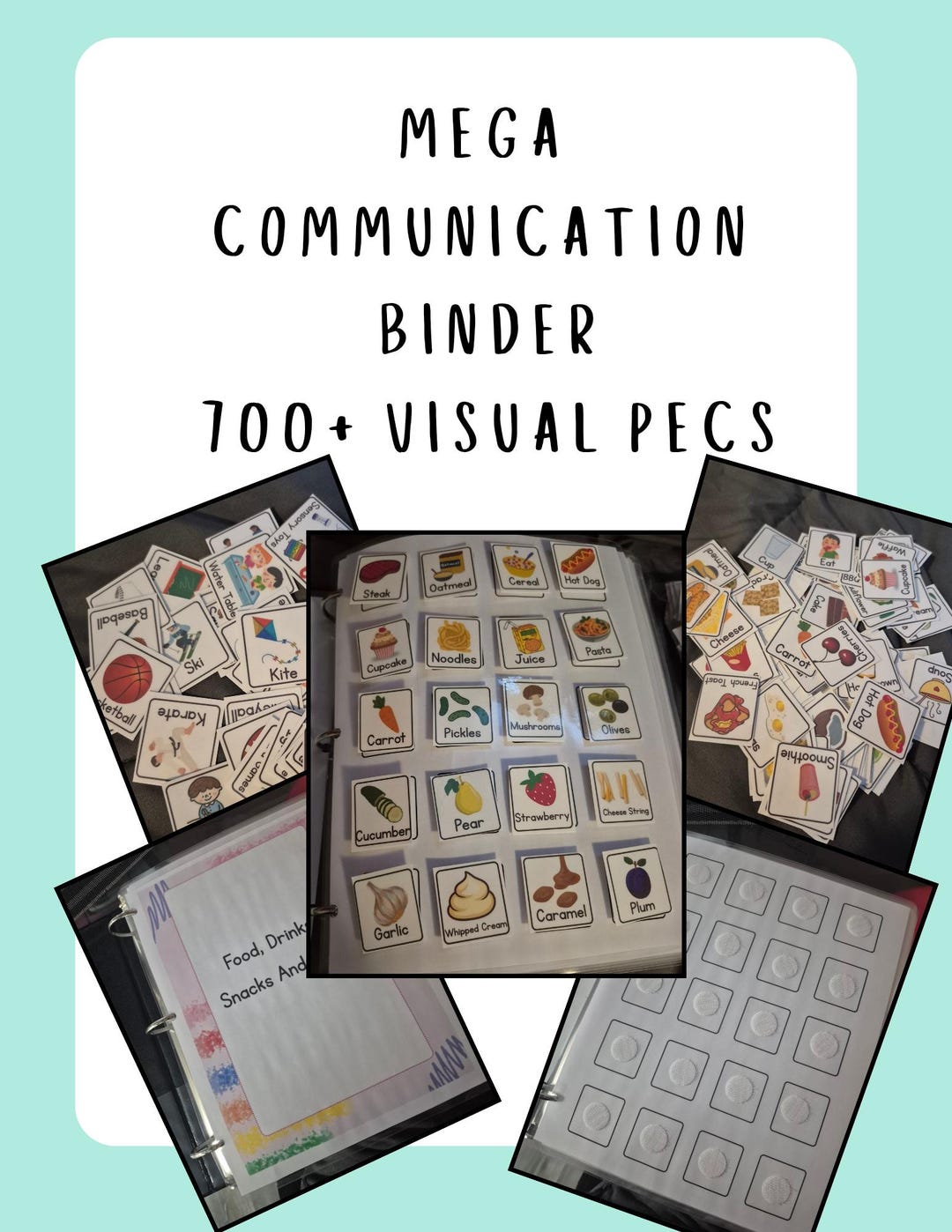 PDF Mega Visual Communication Binder | 700+ PECS | Autism & Speech ...