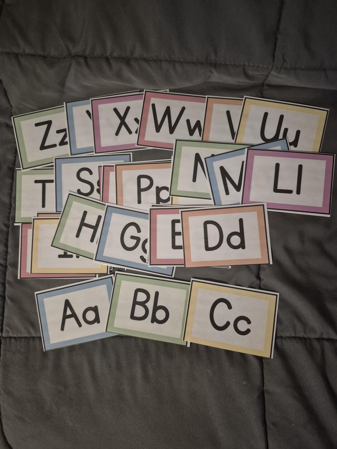 DIGITAL Alphabet Flashcards A–Z | ABC Cards | Preschool Learning ...