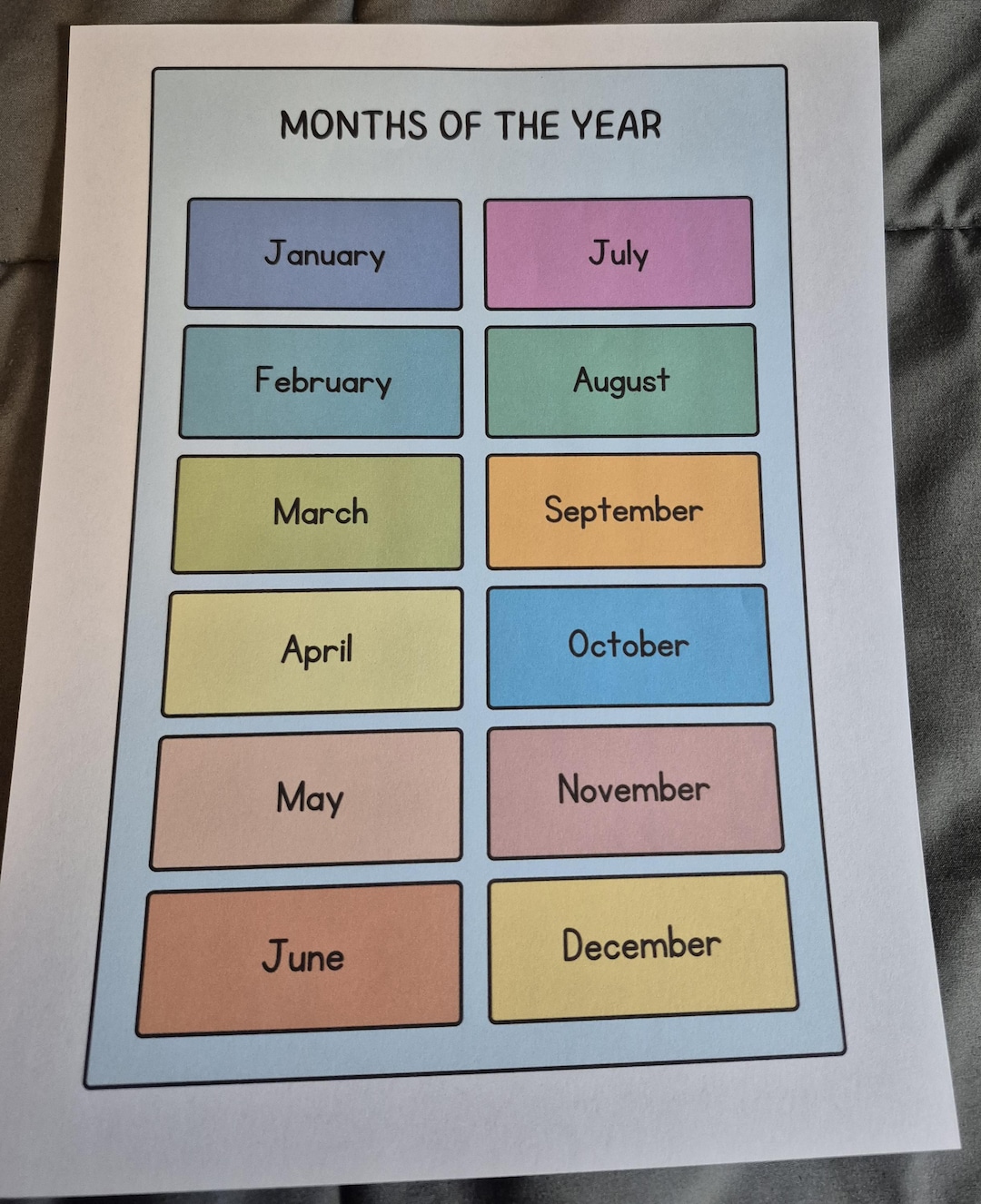 Bilingual Months of the Year Posters | English + French | Classroom ...