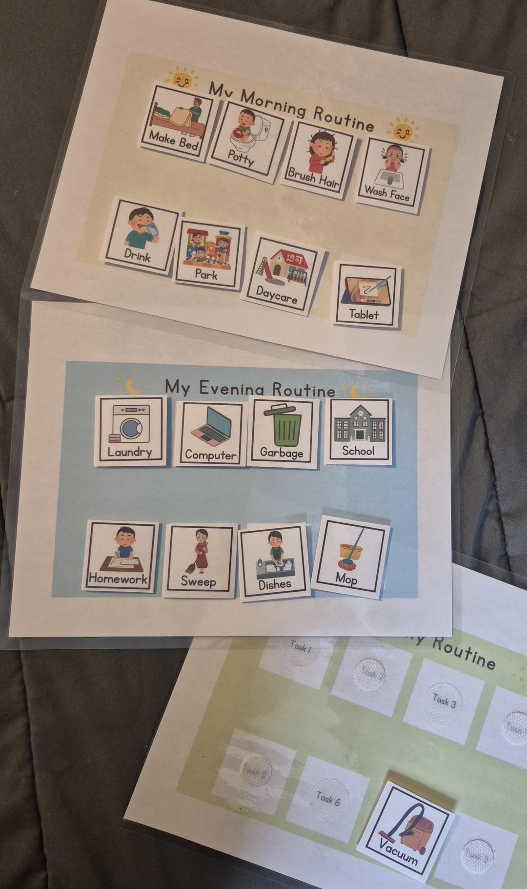 Visual Routine for Kids | Daily Schedule & Speech Supports | Autism ...