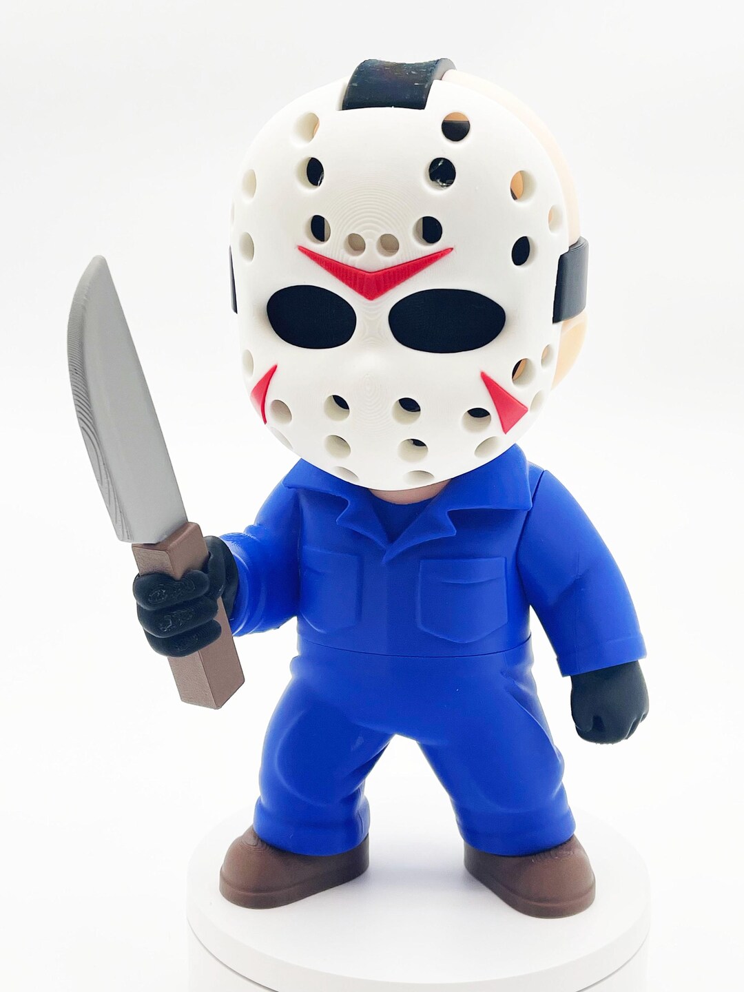 Chibi Jason Voorhees Figure | 9.5" 3D Printed Friday the 13th Fan Art ...