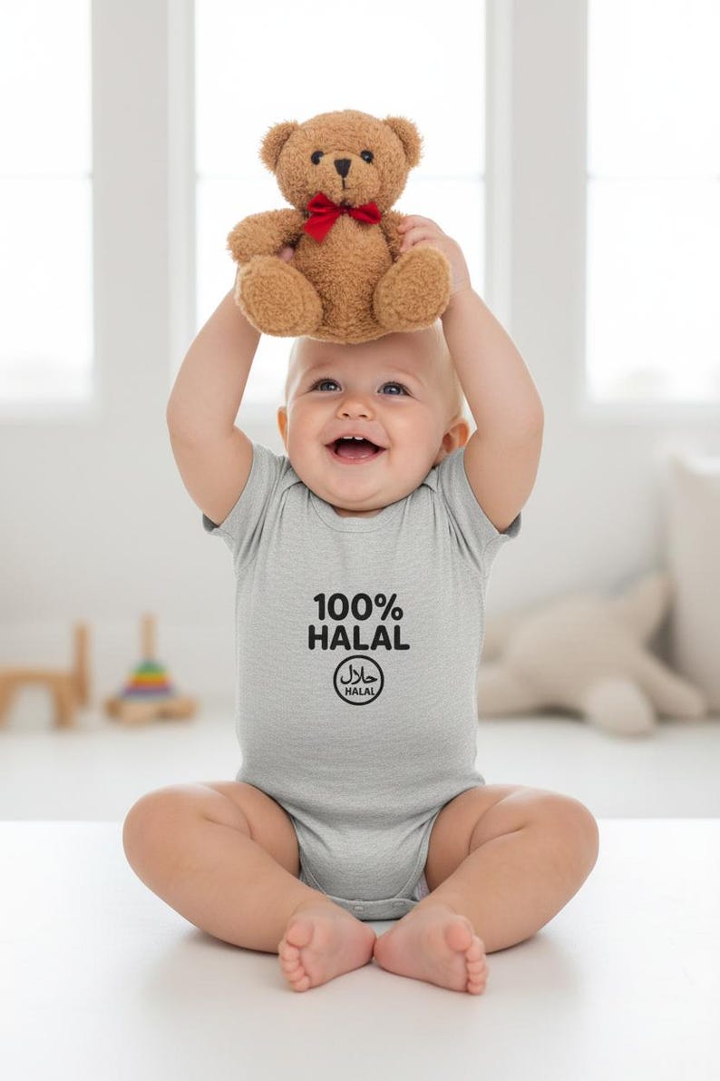 Baby Onesie – 100% Halal | Muslim Baby Clothes, Funny Islamic Infant ...