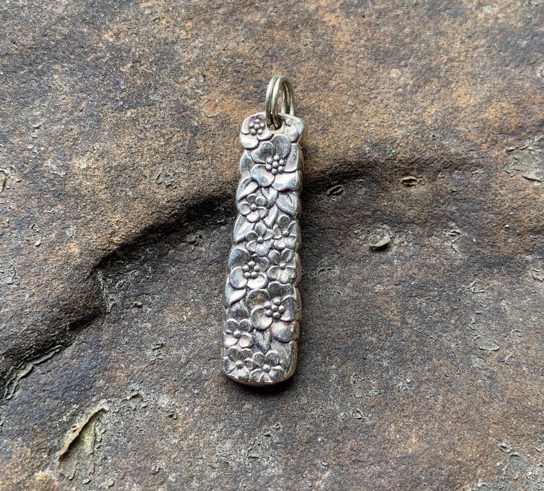 Vintage Spoon Handle Pendant Floral Silverplate - Etsy