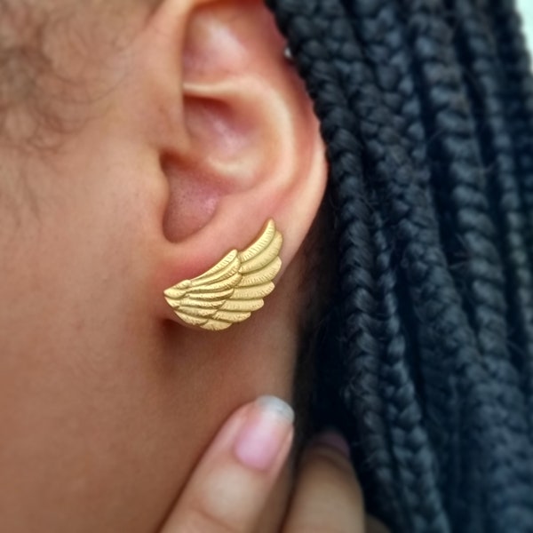 Angel Wing Earrings - Etsy
