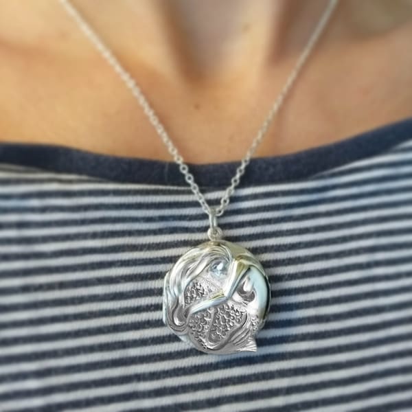 Mermaid Locket - Etsy