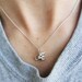 Handmade Tiny Mouse Necklace: Sterling Silver or Gold Animal Lover Gift ...