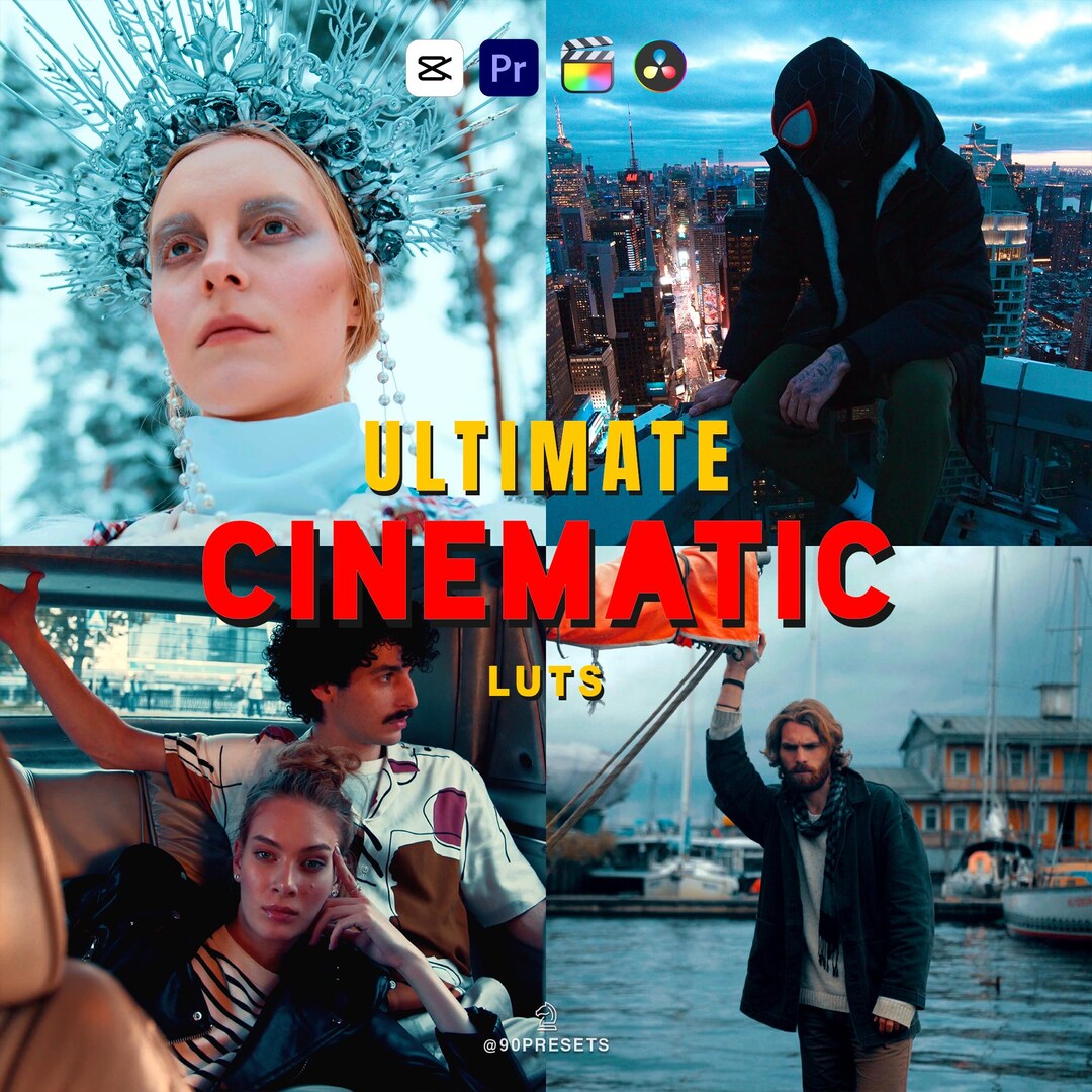 250 Ultimate Cinematic Luts Bundle | Cinematic & Moody Tones ...