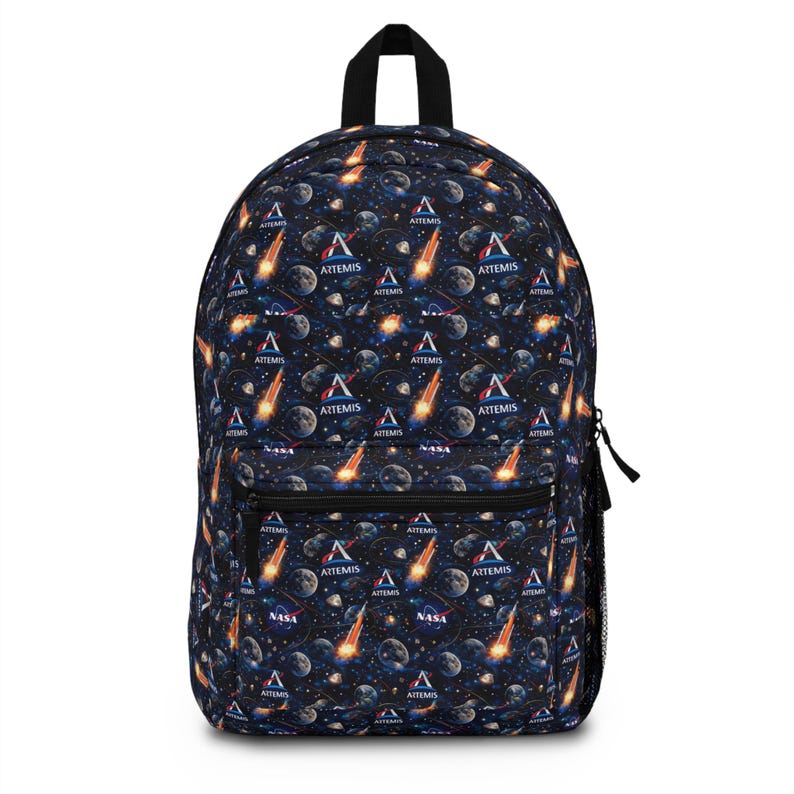 NASA Artemis Space Backpack | Moon Mission School Bag | Space Rocket ...