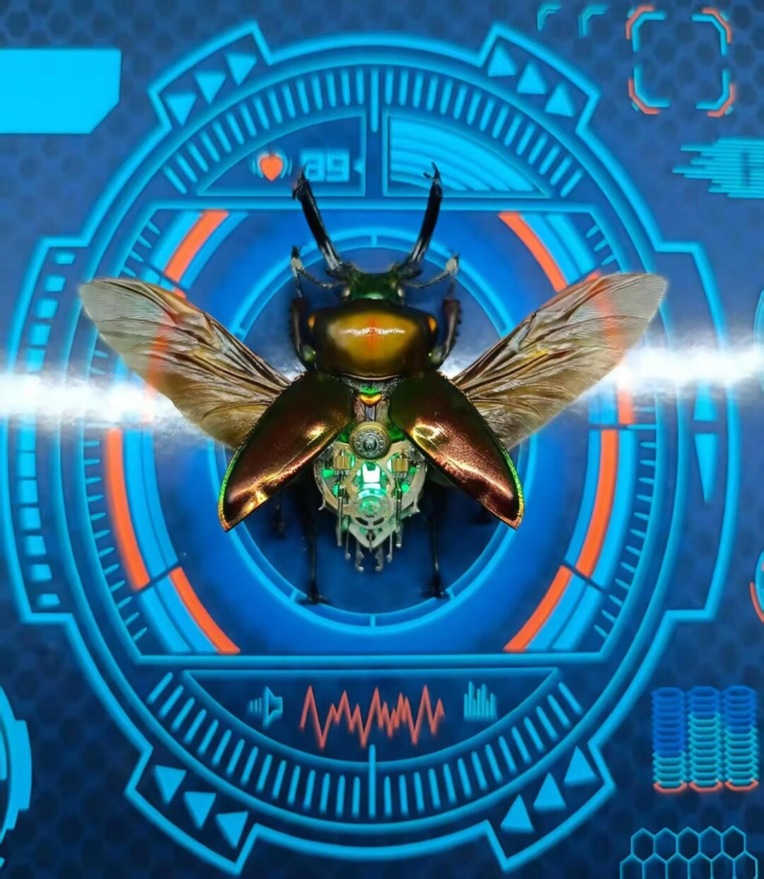 Steampunk Cyberpunk|mechanical Beetle Bugs|insects With Framed|home ...