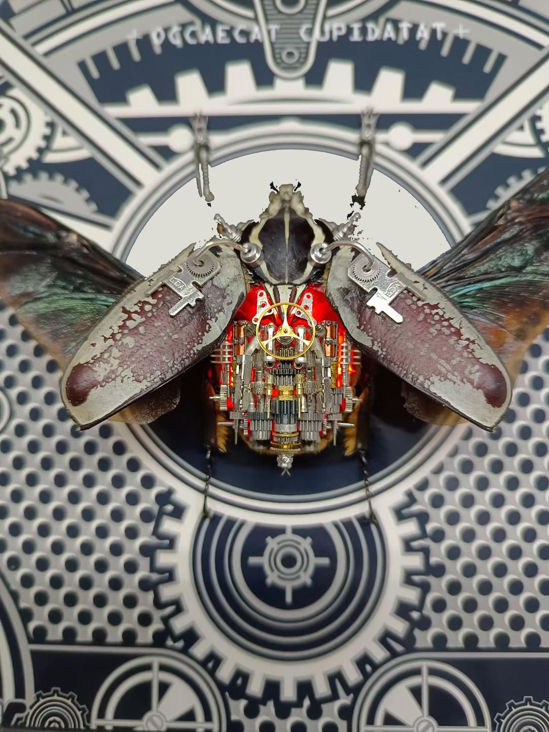 Steampunk Cyberpunk |mechanical Beetle Bugs Framed Insects|lighting ...
