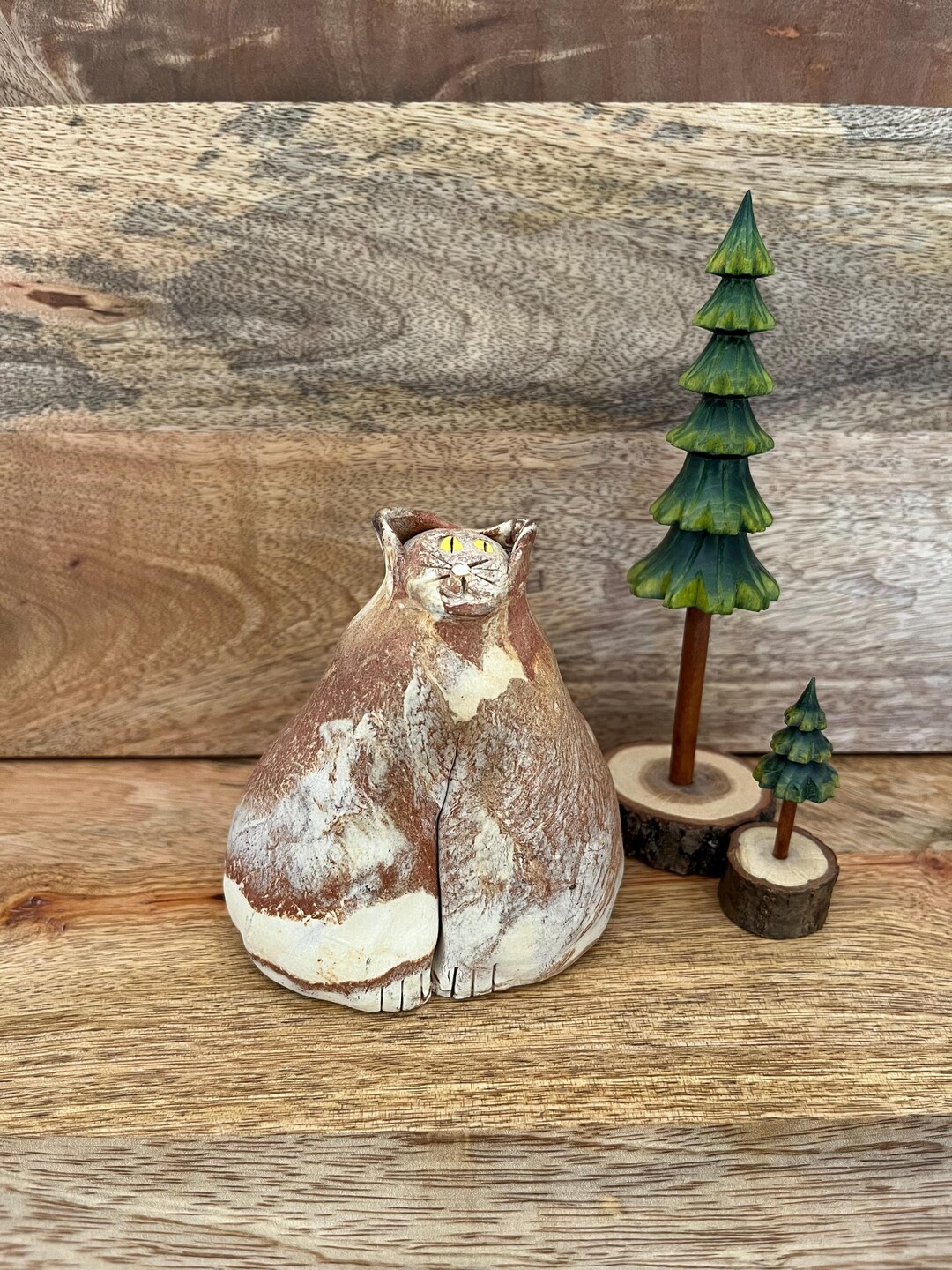 Vintage Studio Pottery Cat – Hand Sculpted Ceramic Figurine – Signed - Etsy