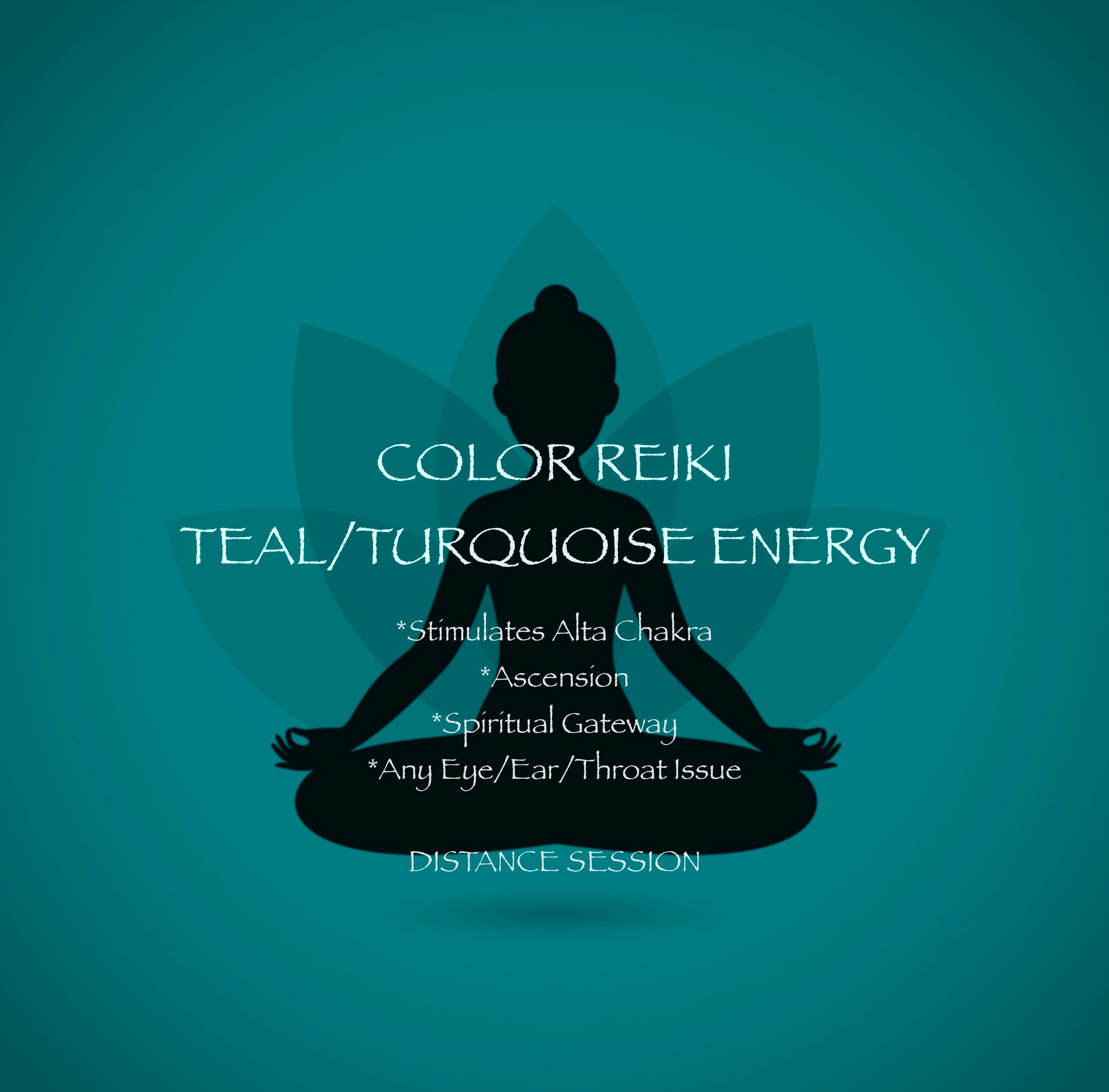COLOR REIKI Turquoise/teal Energy Distance Reiki 24 Hrs Alta Chakra ...