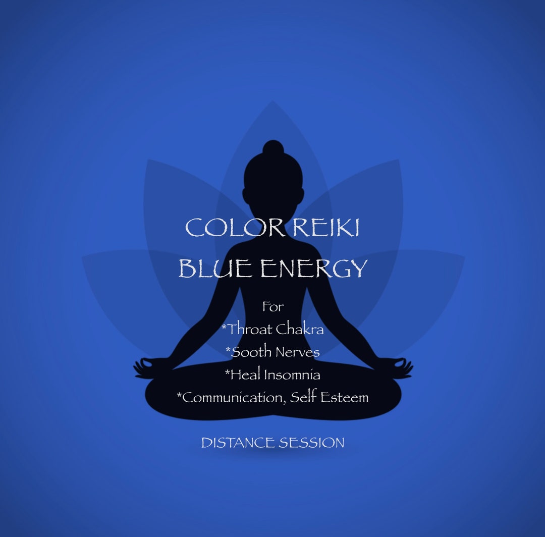 Color Reiki BLUE Energy Distance Session 24 Hrs for - Etsy