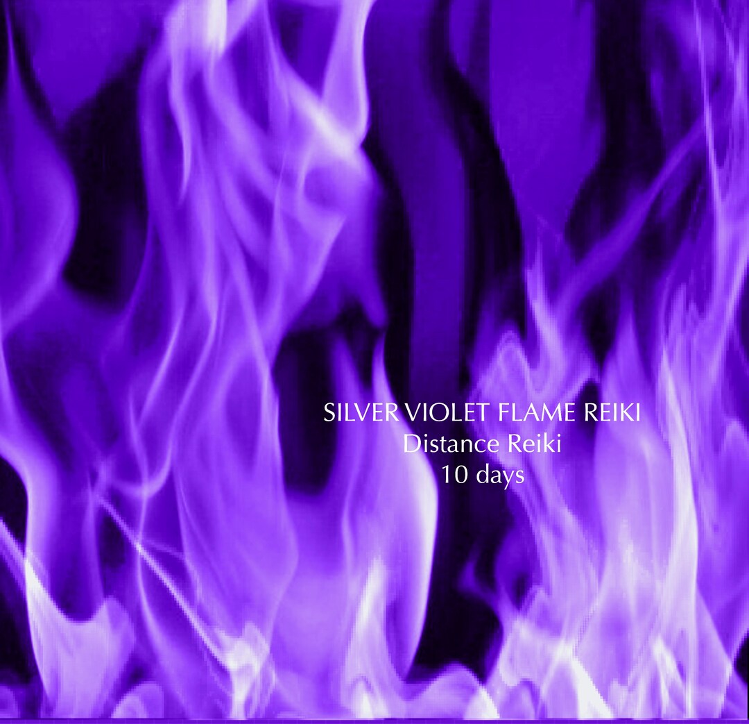 SILVER VIOLET FLAME Reiki 10 Days for Full Energetic Cleansing ...