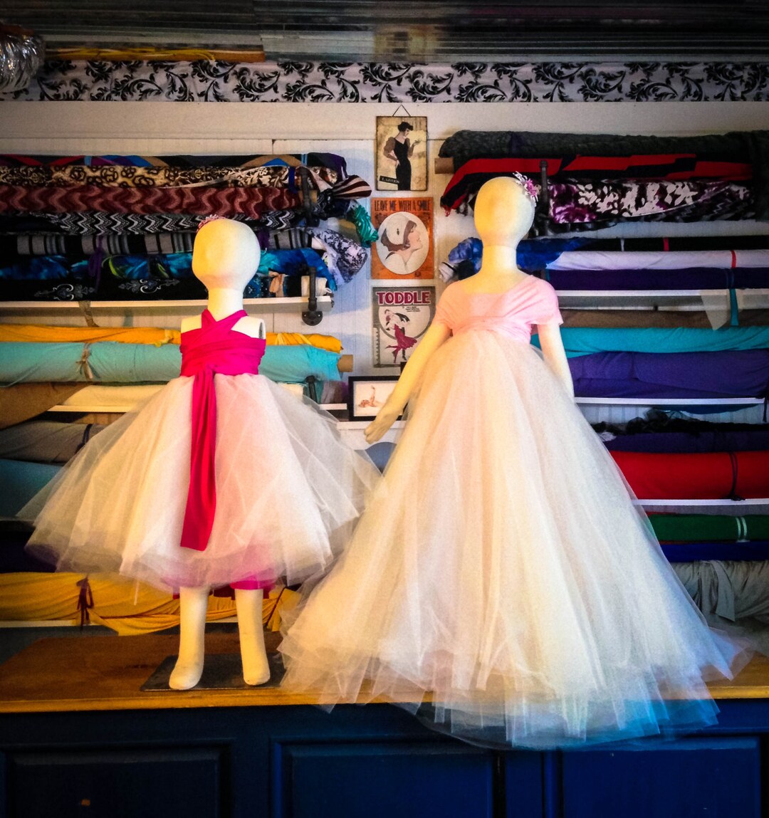 Custom Tulle infinity Flower Girl Dresses - Etsy