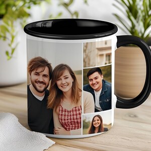 Personalized Photo Collage Mug - Custom Photo Coffee Mug - Custom Logo ...