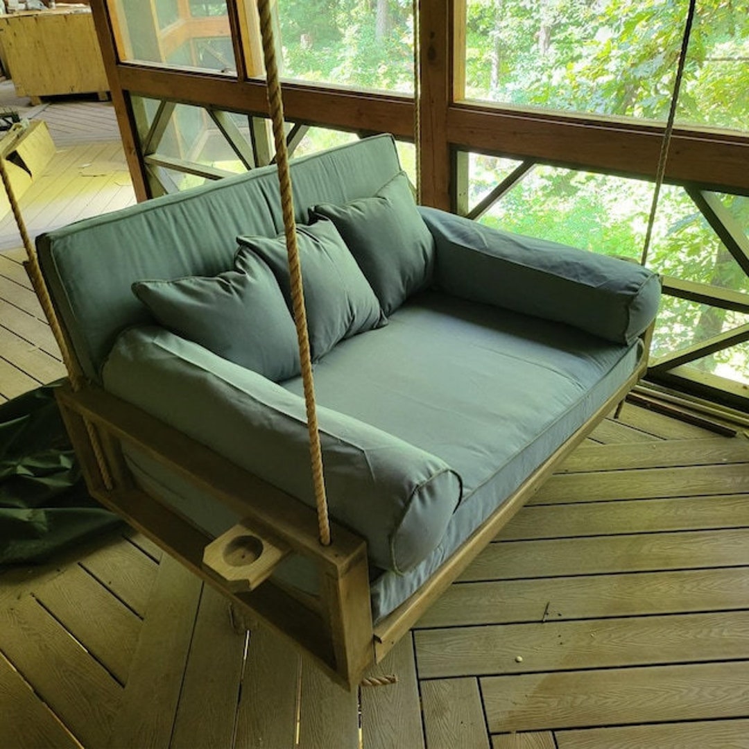 CUSTOM Cushion Covers Piping Box Cushions Foam Insert Bench Seat ...