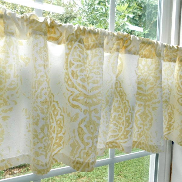 Yellow Valance - Etsy