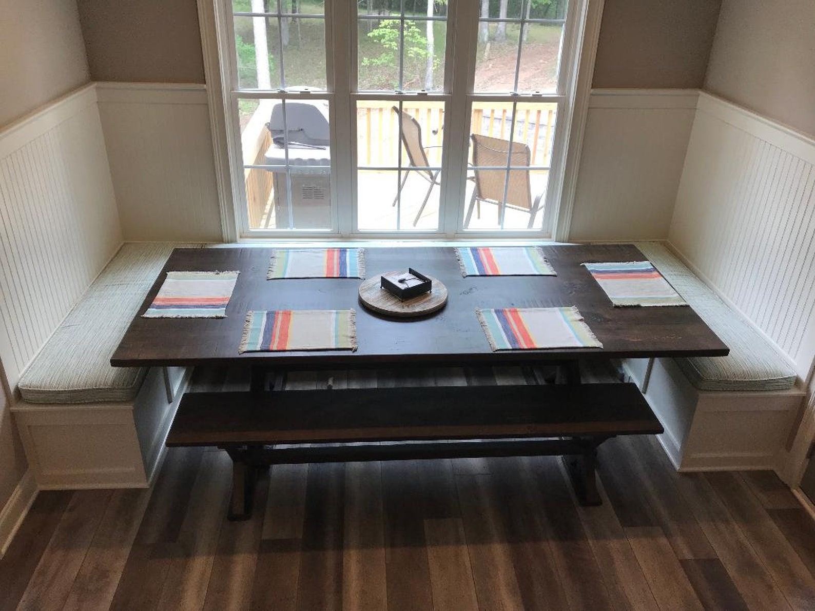 CUSTOM Cushion Covers Piping Box Cushions Foam Insert Bench Seat ...