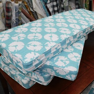 CUSTOM Cushion Covers Piping Box Cushions Foam Insert Bench Seat ...