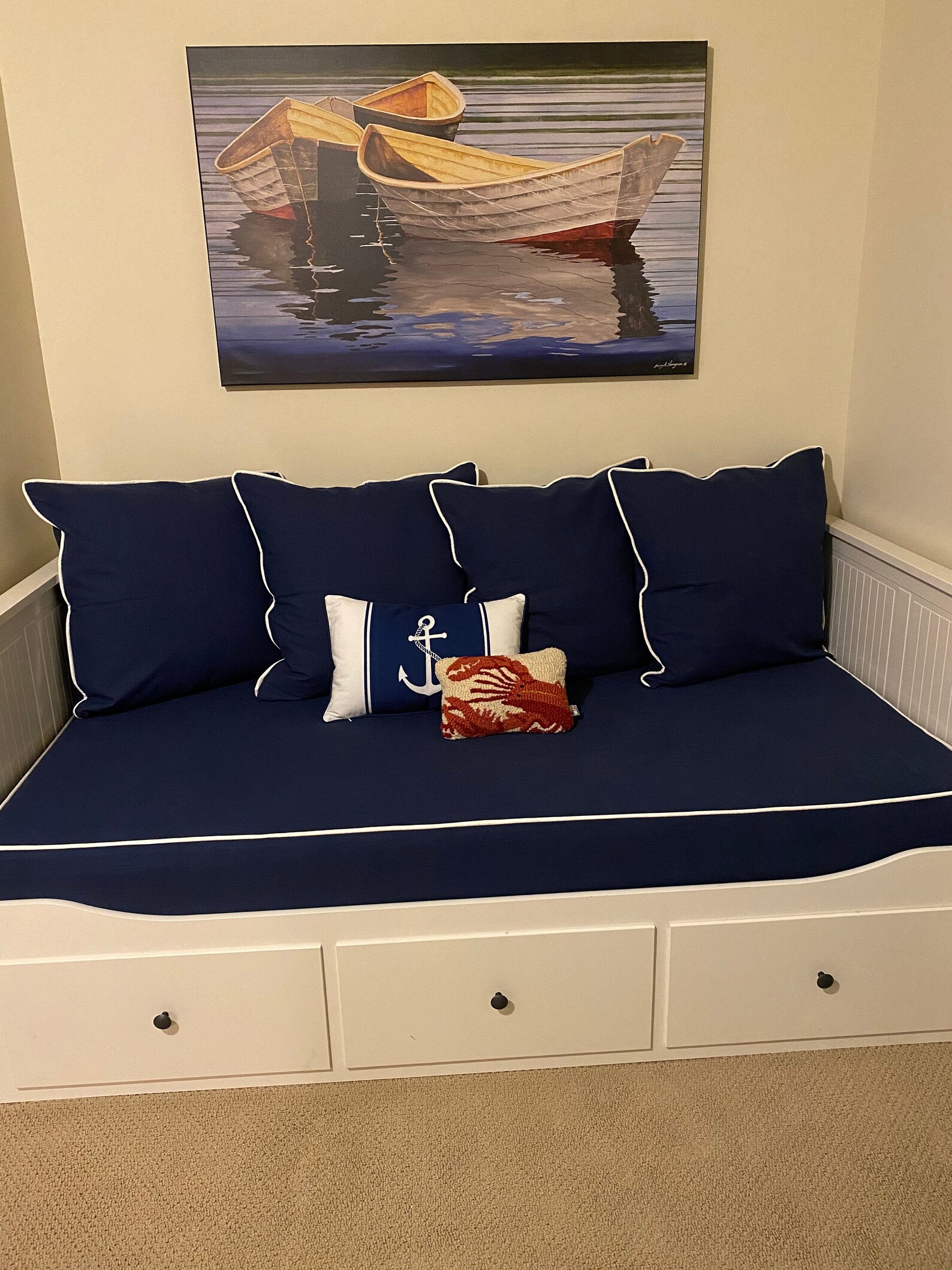 CUSTOM Cushion Covers Piping Box Cushions Foam Insert Bench - Etsy