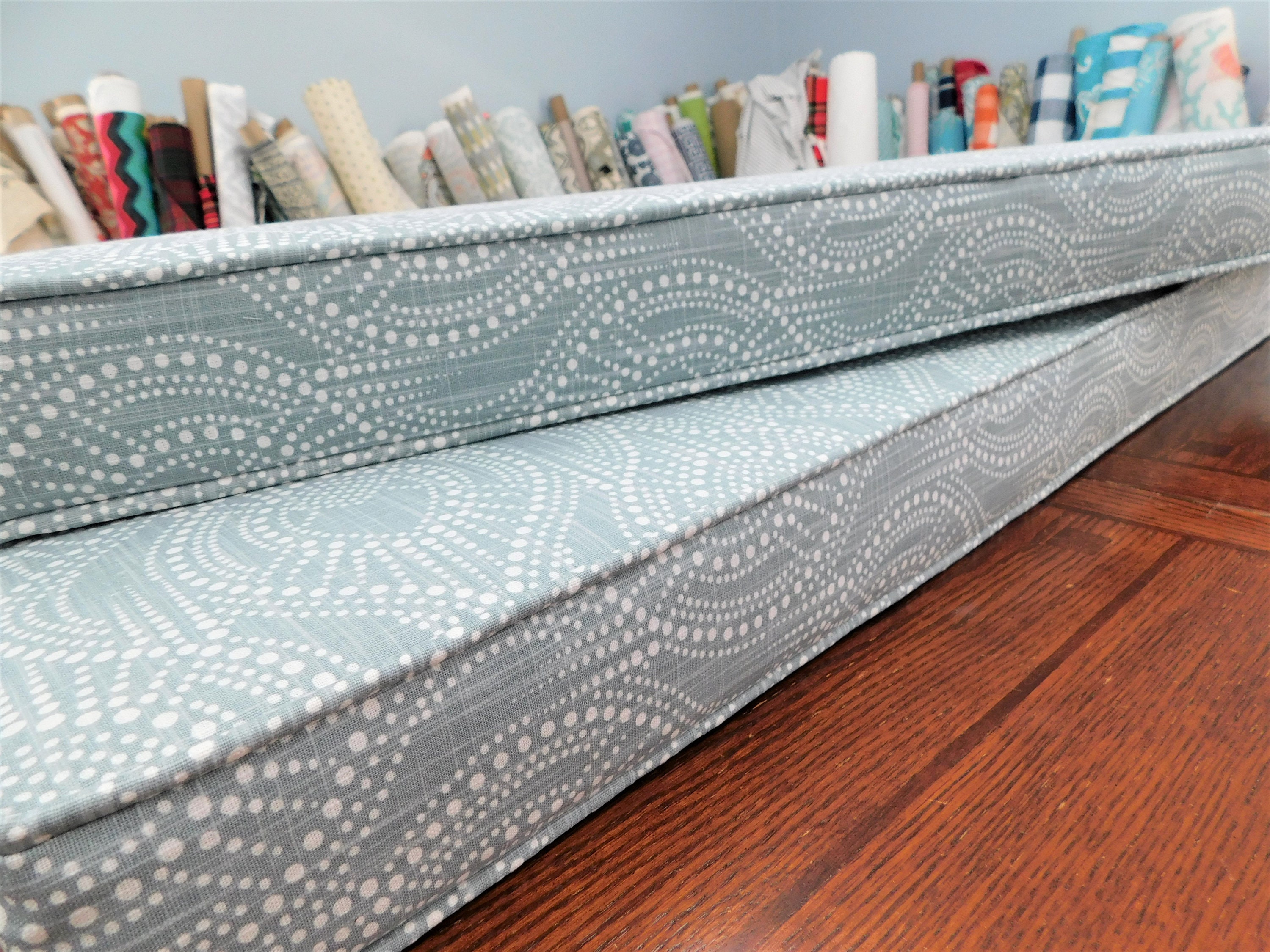 CUSTOM Cushion Covers Piping Box Cushions Foam Insert Bench | Etsy