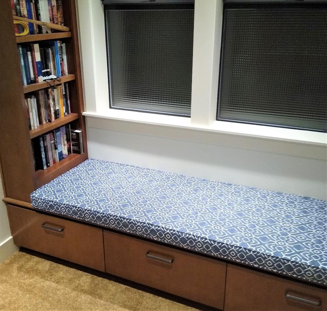 CUSTOM Cushion Covers Piping Box Cushions Foam Insert Bench Seat ...