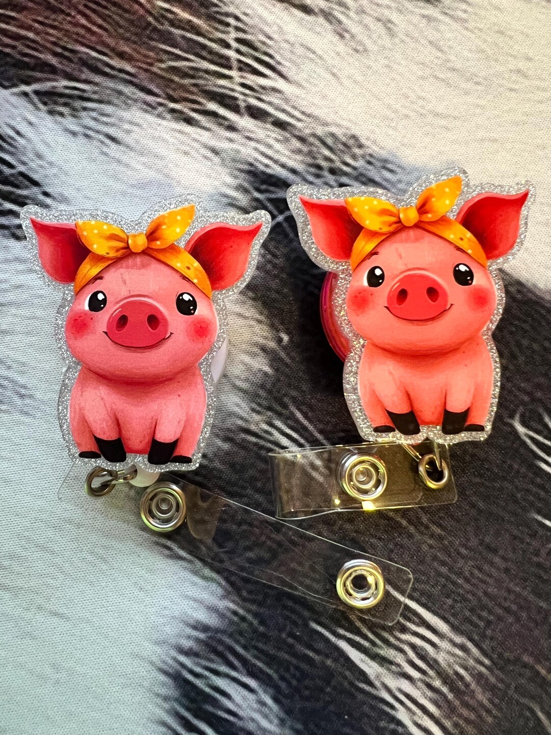 Animals/character Badge Reels - Etsy