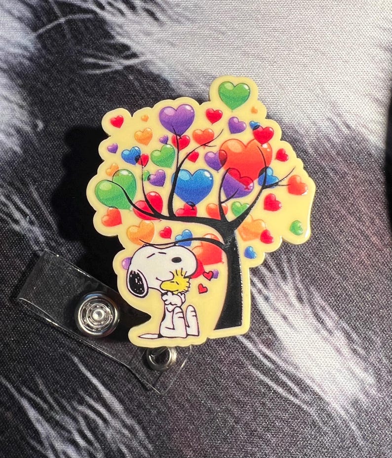 Snoopy Badge Reels - Etsy