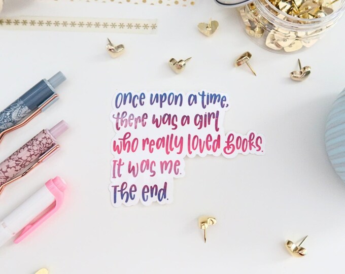 Once Upon A Time | Waterproof Sticker | Stars Holographic Finish - Etsy