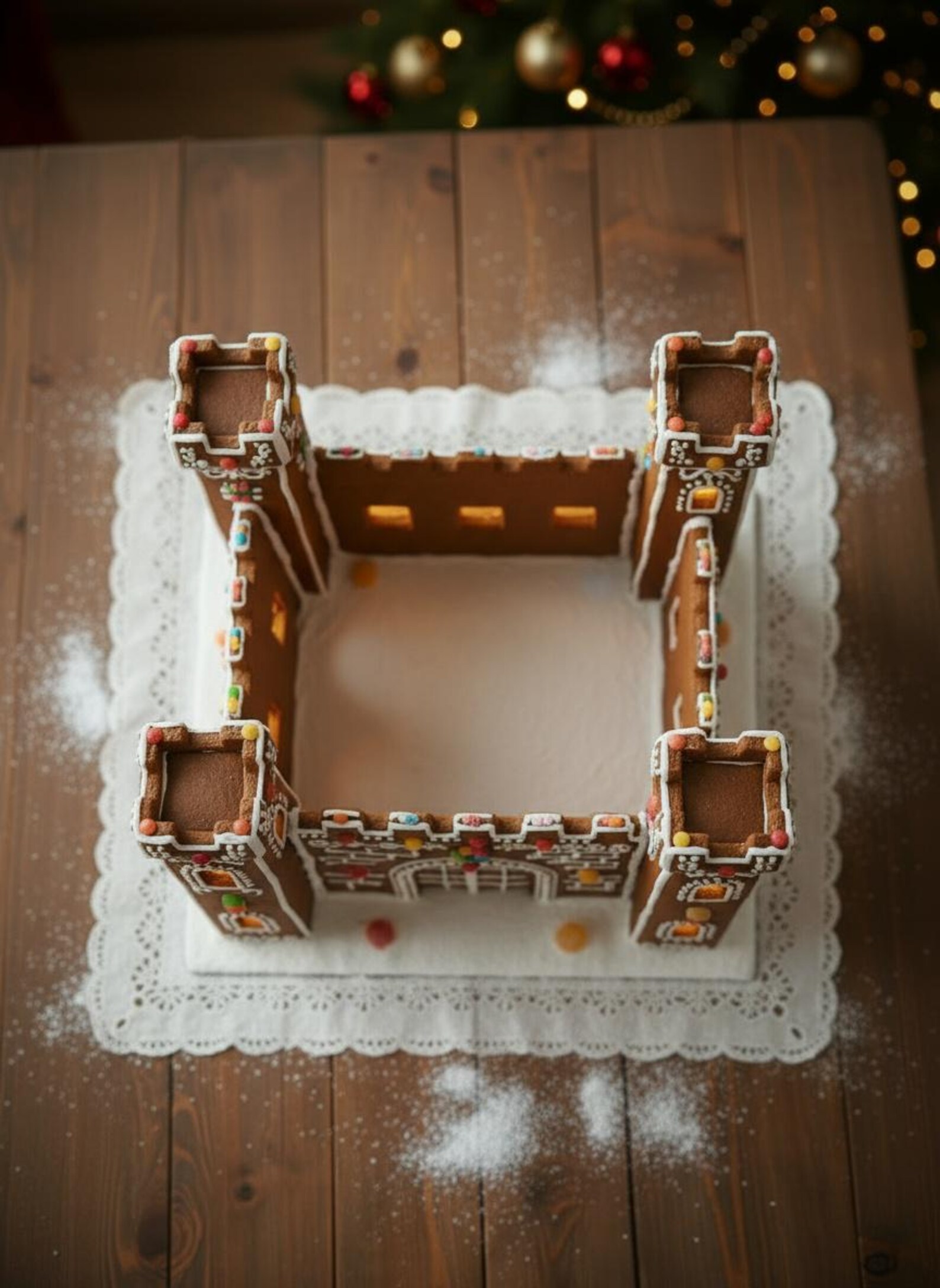 Gingerbread House Fortress Template - Etsy