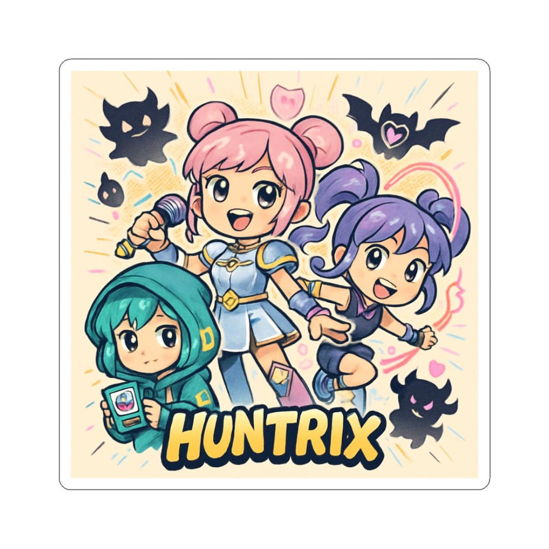 Huntrix Magical Girls Vinyl Sticker | Chibi Hero Art - Etsy